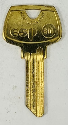 S16 N1007KMB 5SA3 Type 5 Pin Key Blanks Master Sectional for Sargent L ...