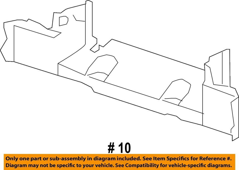 GM OEM 10-11 Camaro Cooling Radiator Components-Air Duct 92233110 | eBay