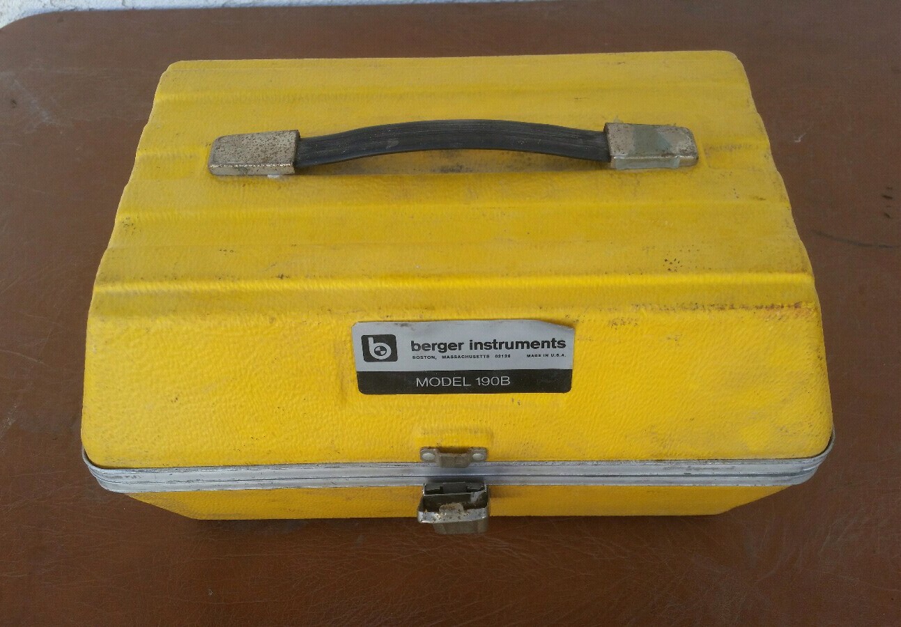 BERGER INSTRUMENTS MODEL 190B WITH STORAGE CASE (( | eBay