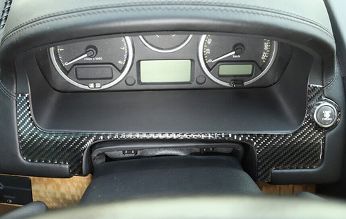 Carbon Fiber Dash Speedometer Odometer Frame For Freelander 2 LR2 2008 ...