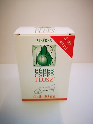 BERES Drops Béres Csepp 4x30ml Immune System Support Dietary Supplement ...