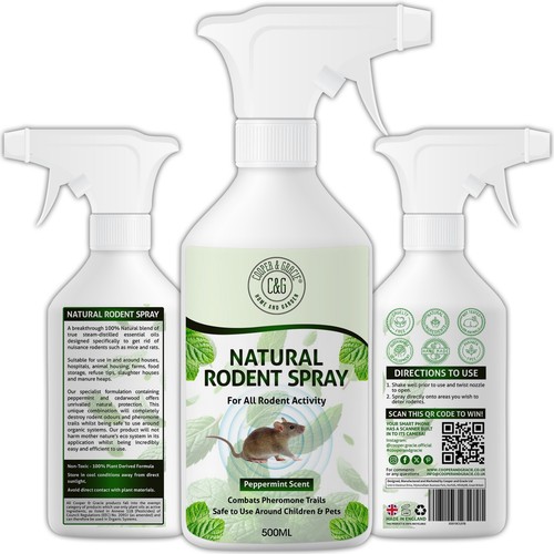 Natural Rodent Repellent 500ML Natural Alternative to Mice Poison | eBay UK