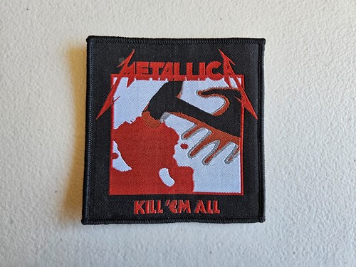 METALLICA, KILL 'EM ALL, SEW ON WOVEN PATCH | eBay
