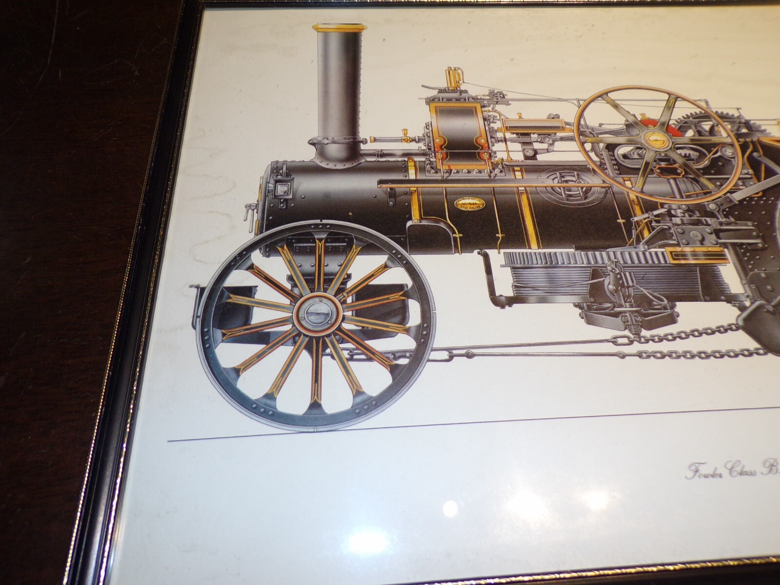 Cadre photo locomotive Fowles Class B B1 Ploughing Engine ( Geoffrey ...