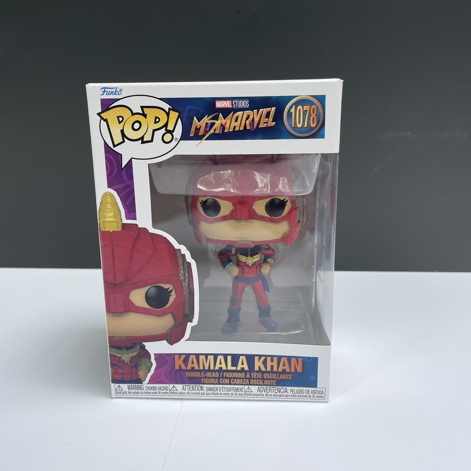 Kamala Khan - Ms. Marvel - (Captain Marvel Cosplay) - #1078 - Funko Pop ...