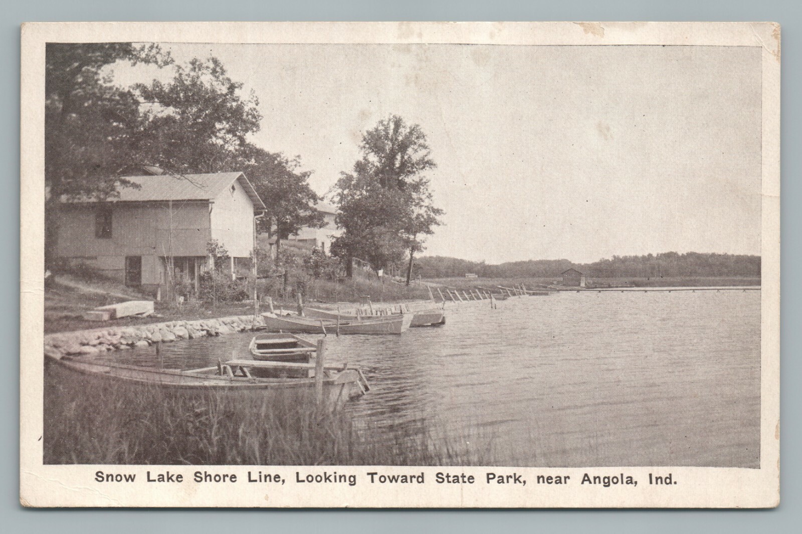 Snow Lake ANGOLA Indiana—Jamestown IN Antique Auburn Postcard~1920s | eBay
