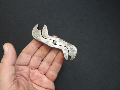 1800s Unusual Small 3.5” Old/Vtg Adjustable Double Side Wrench Antique ...