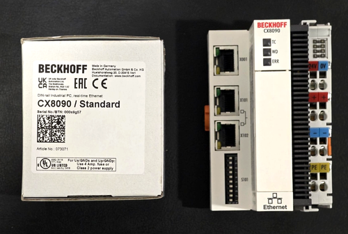 BECKHOFF, CX8090 / Standard real-time Ethernet Neu/New in OVP | eBay.de