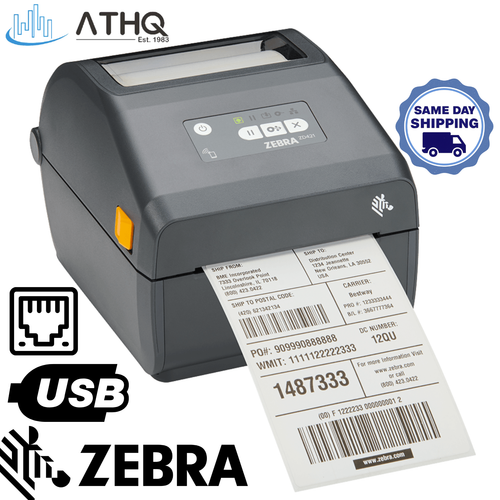 Zebra ZD421 Direct Thermal Shipping Label Barcode Printer USB Ethernet ...