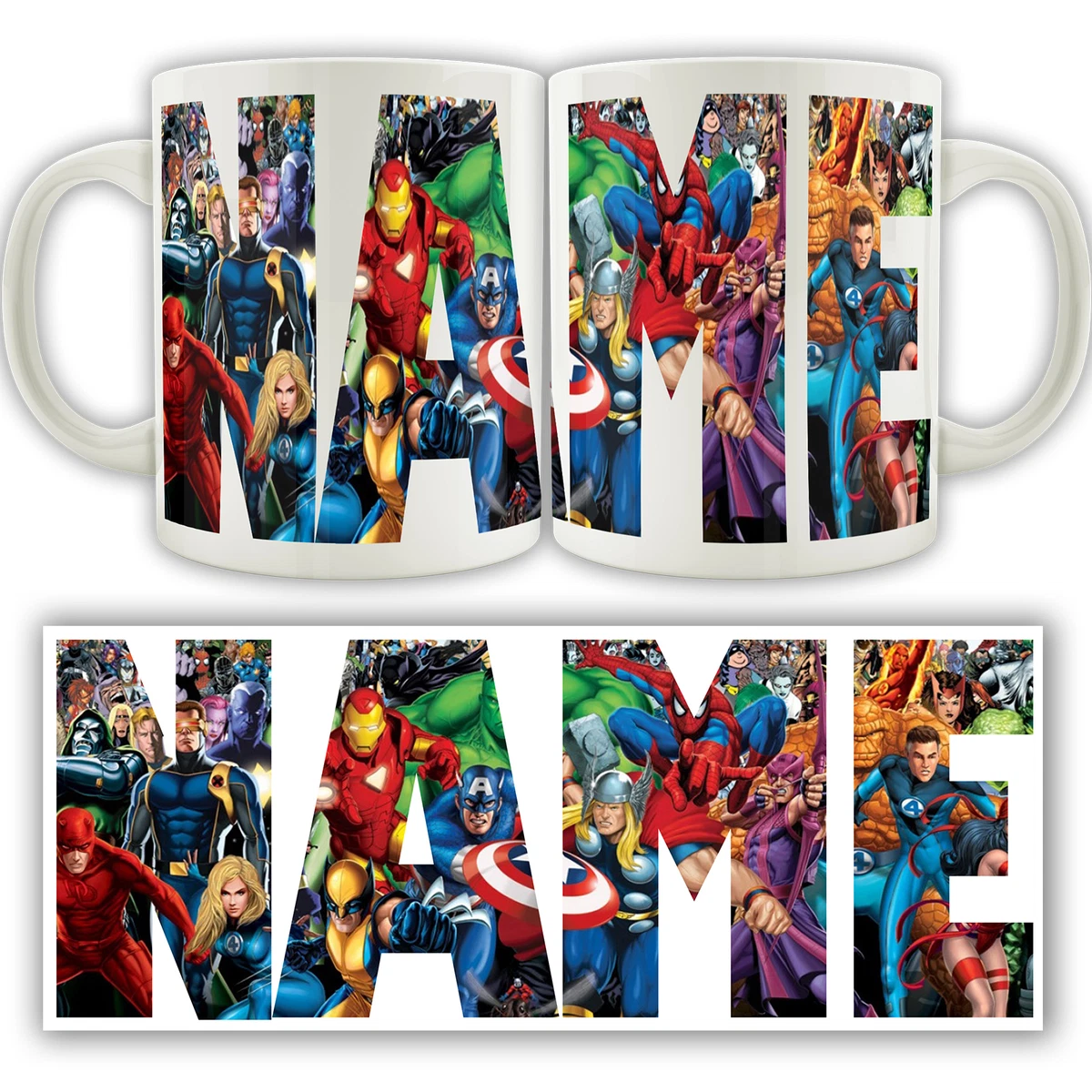 Marvel Heroes Logo Names