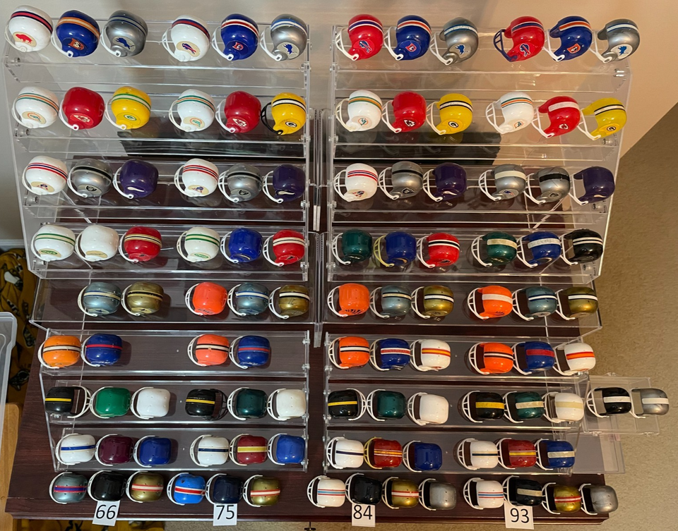 36 Complete Sets of NFL OPI Gumball Helmets Original Vintage 1965-2000 ...