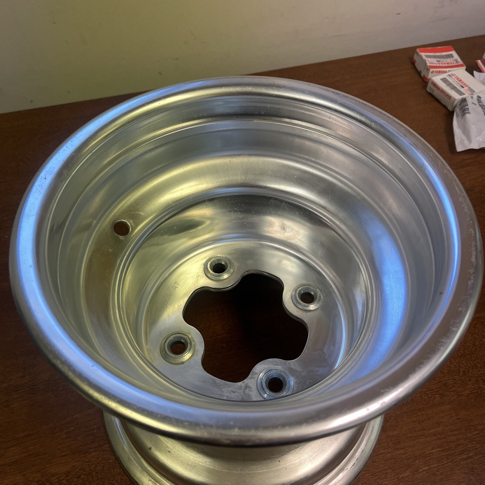 Yamaha Raptor 90 13 Wheel Rim Rear 15C-F5390-00-00 Aluminum Rim 9X8 AT ...
