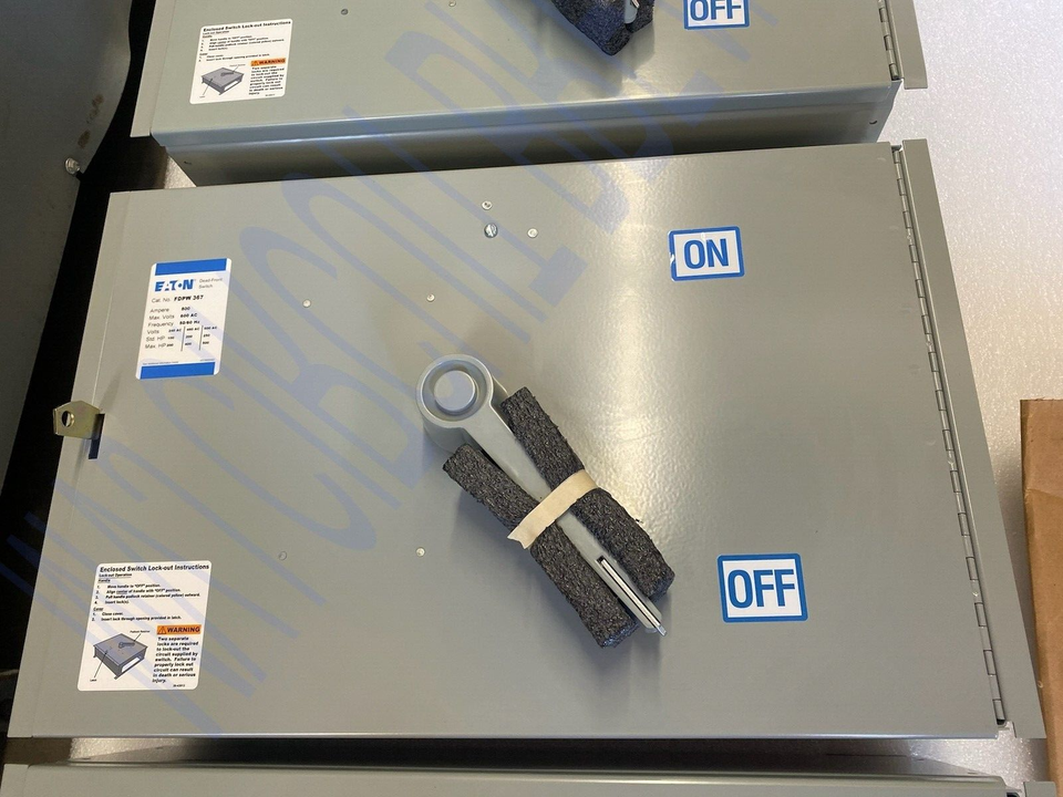 EATON FDPW367 3P 3PH 800A 600V W/ HARDWARE DEAD FRONT SWITCH SURPLUS | eBay