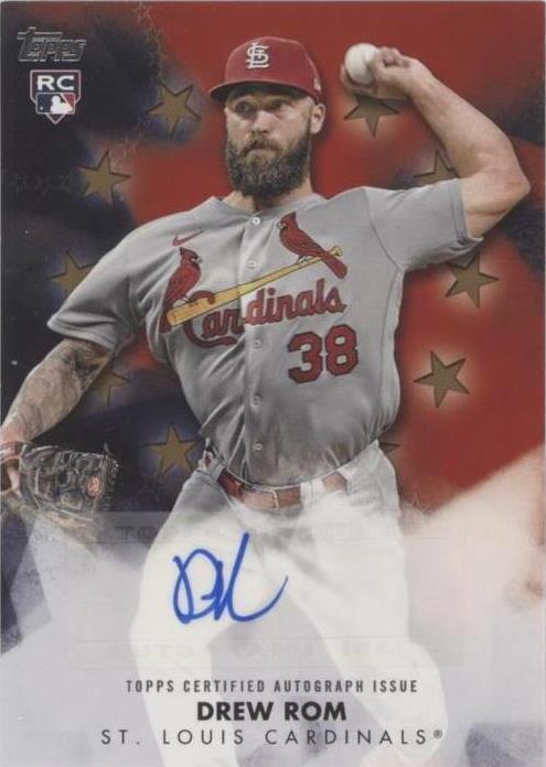 2024 Topps Series 2 - Baseball Stars Autographs Drew Rom #BSA-ROM Gold ...