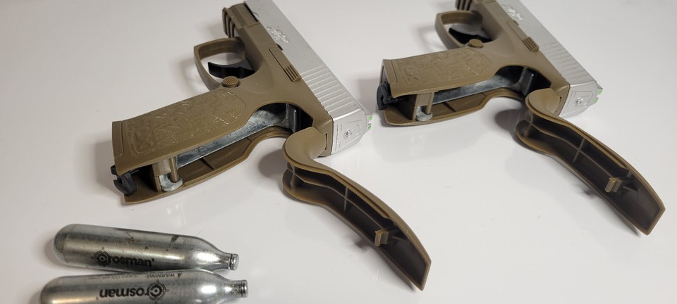 Pair of Umarex XCP Semi-Auto co2 air guns .177 BB pistol/ cartridges | eBay