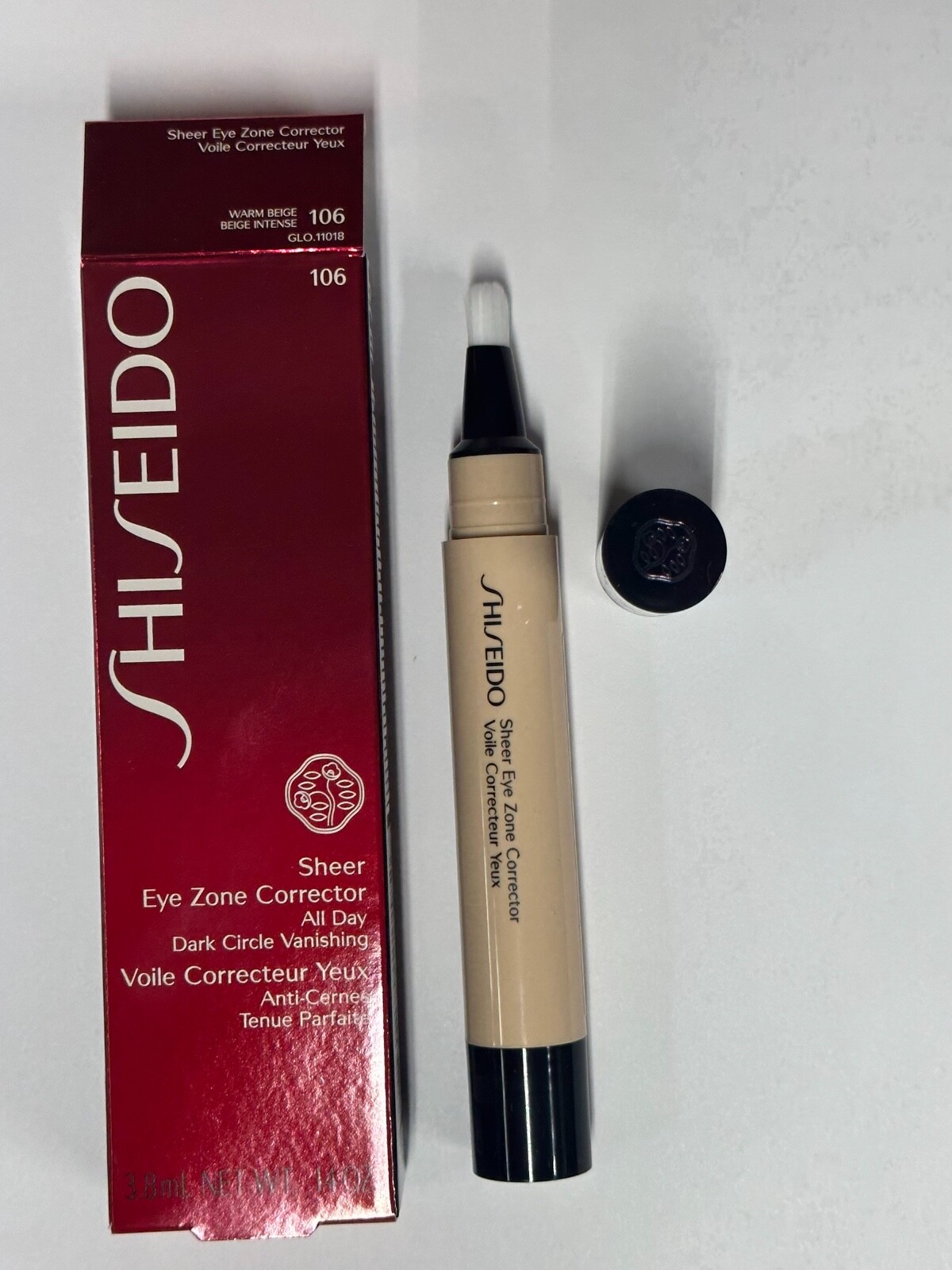 Shiseido Sheer Eye Zone Corrector - 106 Warm Beige for sale online | eBay