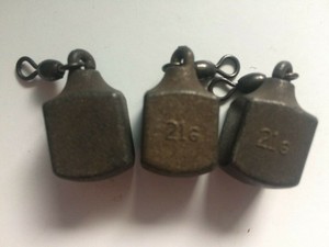 ANCHOR FISHING - 3 X SQUARESLY BOMBS - FISHING WEIGHTS in 7g, 10g, 14g ...