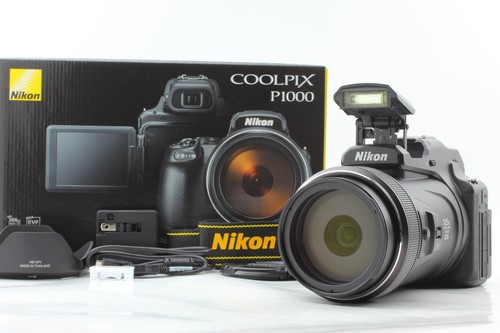 TOP MINT IN BOX Nikon COOLPIX P1000 125x 16.0MP Digital Camera Black ...