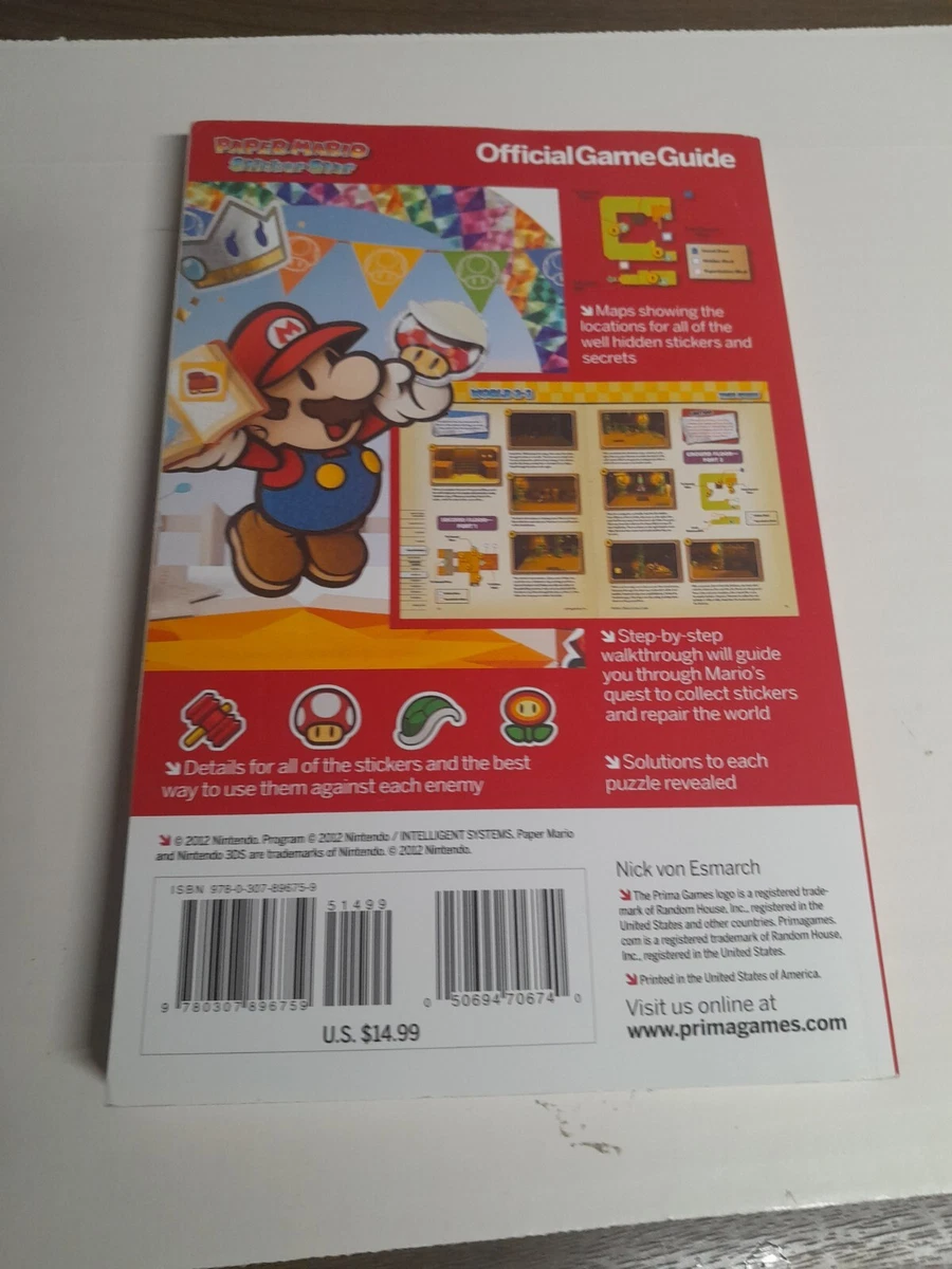 Paper Mario Sticker Star Stickers Guide