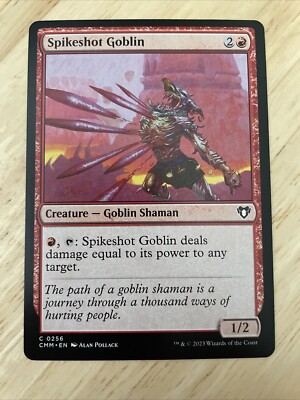 MTG Spikeshot Goblin Commander Masters #0256 Regular Common NM/M | eBay