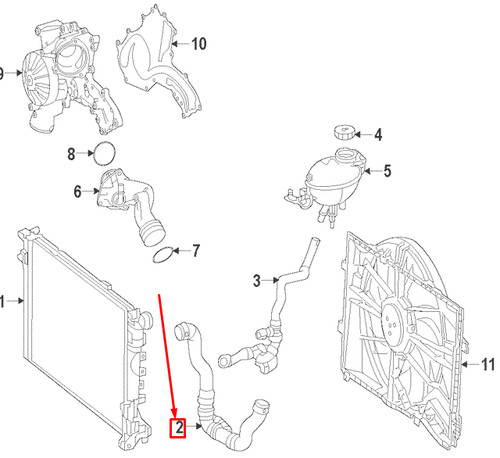 NEW MERCEDES-BENZ G W463 AMG OIL COOLER LEFT MOUNT BRACKET A4635019184 ...