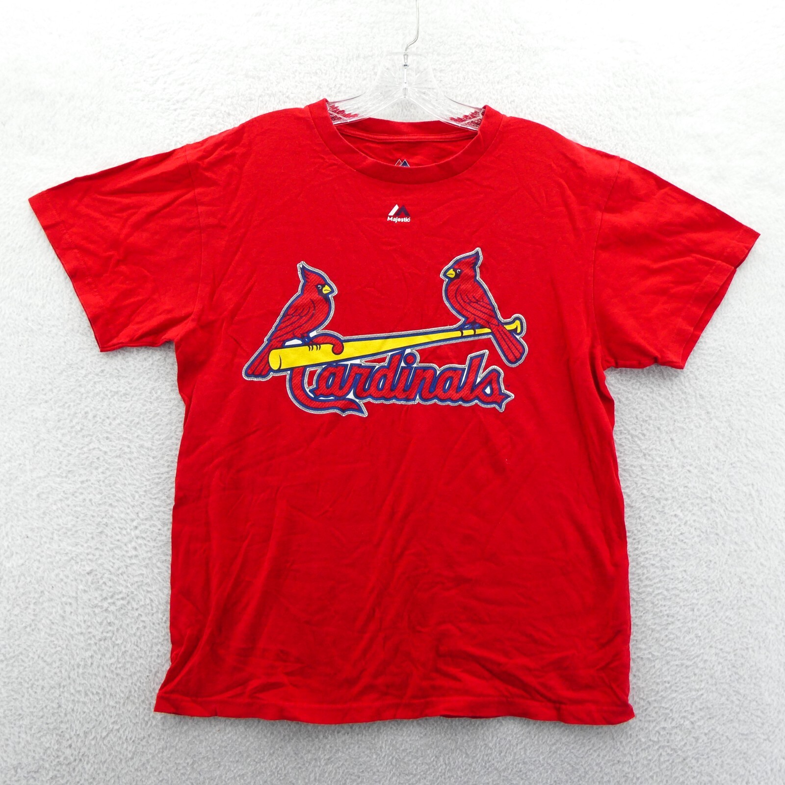 St Louis Cardinals Shirt Mens Medium Red MLB Baseball Sports Short ...
