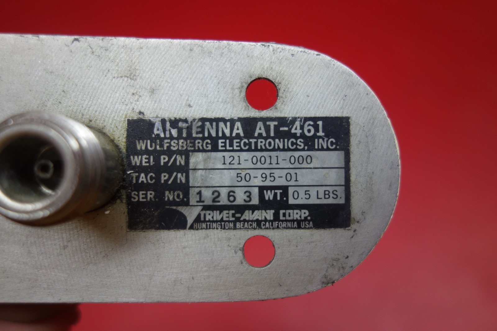 Wulfsberg Electronics, Trivec-Avant AT-461 Antenna PN 121-0011-000, 50 ...