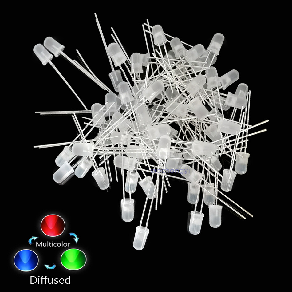 5mm Multicolor Slow/Fast Flashing LED diode Blinking light Emitting ...
