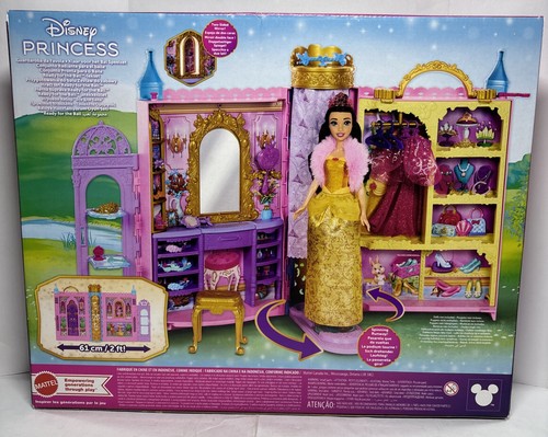 Disney Princess Closet Playset Mattel 25 Accessories Ready for the Ball ...