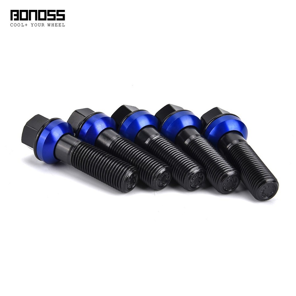 BONOSS 20+4 42mm/47mm Extended Lock Wheel Bolts M14x1.5 for Lexus IS ...