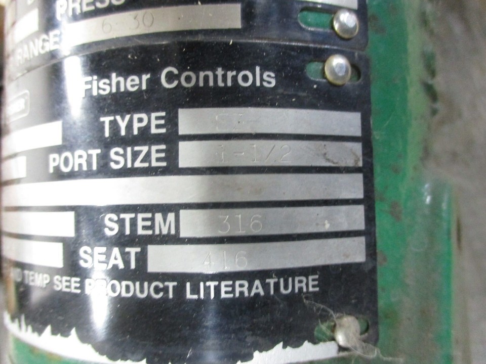 Fisher Diaphragm Control Valve w/ Positioner 667 / EZ Used | eBay