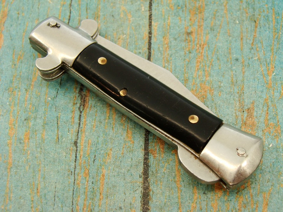 VINTAGE JAPAN CLIP POINT ITALIAN SLIP JOINT FOLDING DIRK POCKET KNIFE ...