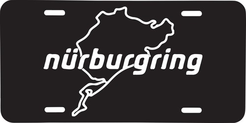 NURBURGRING Track License Plate Germany Decal VW BMW Audi Porsche Stig ...