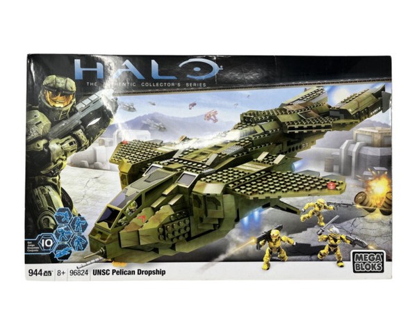 Mega Bloks UNSC Pelican Dropship Building Toy Set - 96824 for sale ...
