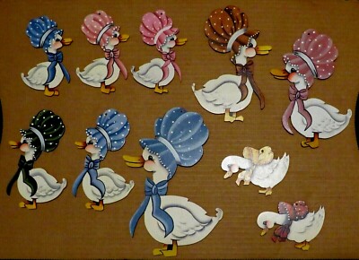 Duck Cut - Outs Hand Painted Very Cute Different Sizes, Colors You-Pick ...