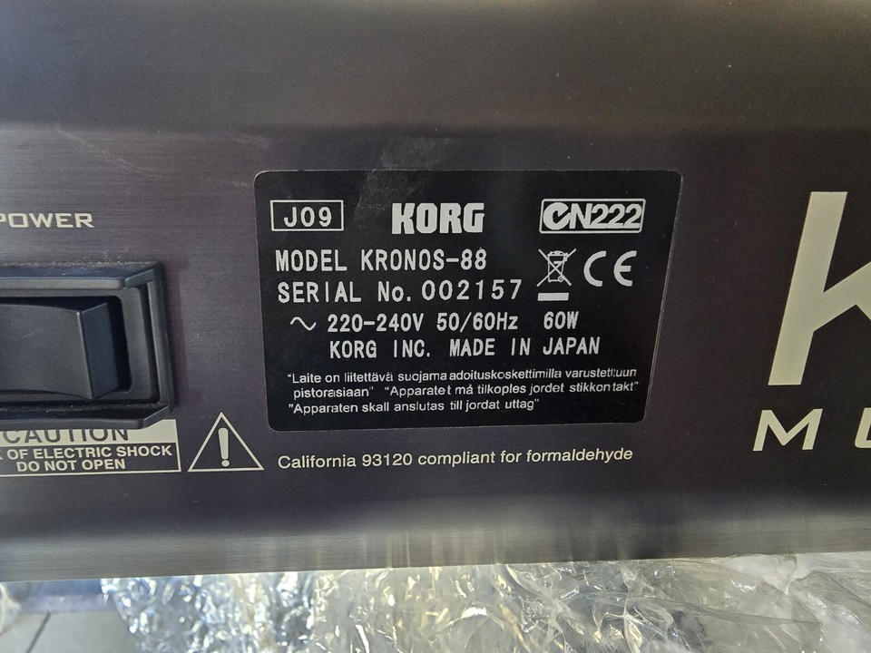Korg KRONOS 2 88-Key Digital Synthesizer Workstation Limited Edition ...