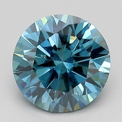 Lab Grown / Created IGI Certified Round 1.52 ct VS1 Diamond Fancy Deep ...