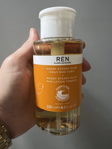 Ren Clean Skincare Ready Steady Glow Daily Aha Tonic Toner 8.5 oz | eBay