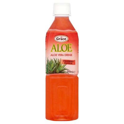 Grace - Jus de fruits - go?t aloe vera/fraise - 1 bouteille de 500 ml ...
