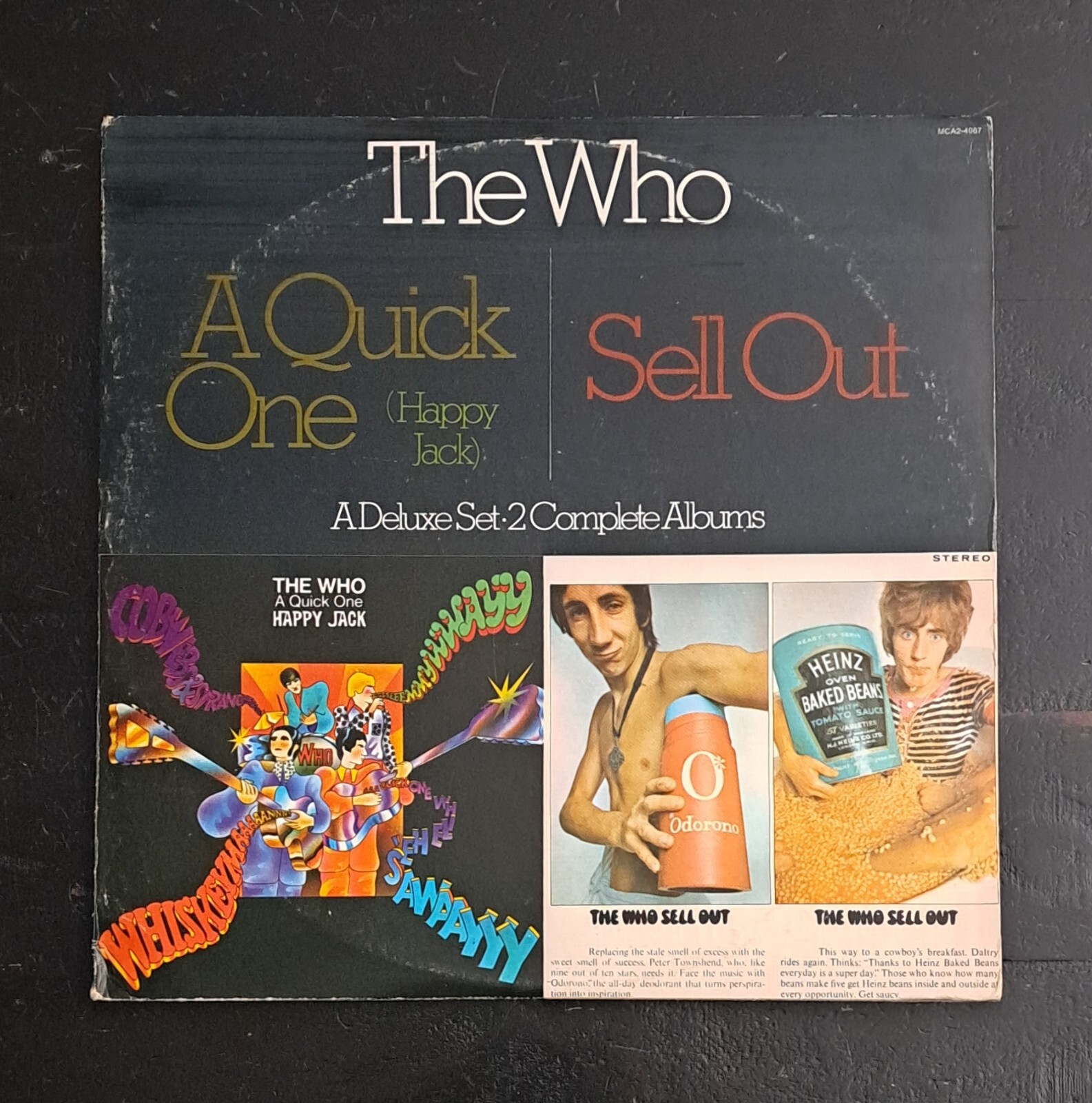 The Who "A Quick One (Happy Jack)/ Sell Out" 1980 Vinyl Records NM ...