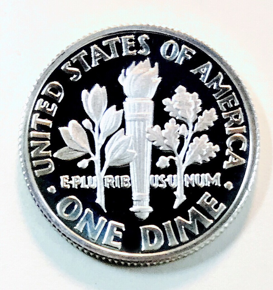 *1993 PR SILVER DIME*HUGE DCAM GEM! PROOF STUNNER! FLAWLESS AS IT GETS ...