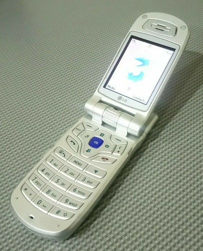 LG U8120 - Silver - Flip Mobile Phone - 3 Network - Easy Use | eBay