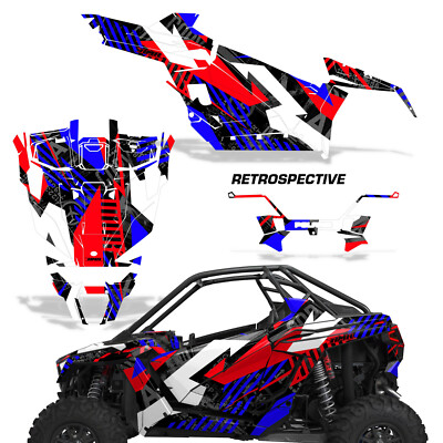 AMR Graphic Decals Stickers for Polaris RZR Pro XP 2DR UTV 2020-24 ...