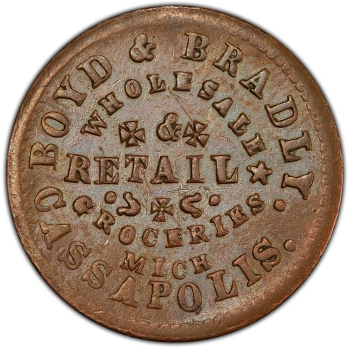 Cassopolis MI135A-1a R-8 PCGS - Boyd & Bradly - Very Rare Single ...