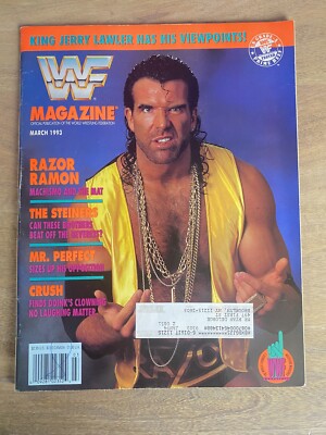 WWF Magazine March 1993 Razor Ramon Scott Hall | eBay