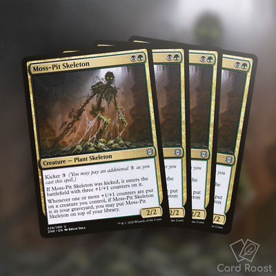 MTG x4 Moss-Pit Skeleton 228/280 Zendikar Rising ZNR Playset | eBay