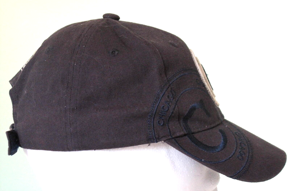 Vintage Robin Ruth Baseball Cap Hat Chicago Dark Brown Adjustable Hook ...