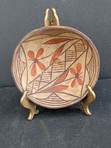 EARLY HISTORIC NATIVE AM. ISLETA POTTERY BOWL 6"1/2"X2"3/8" | eBay