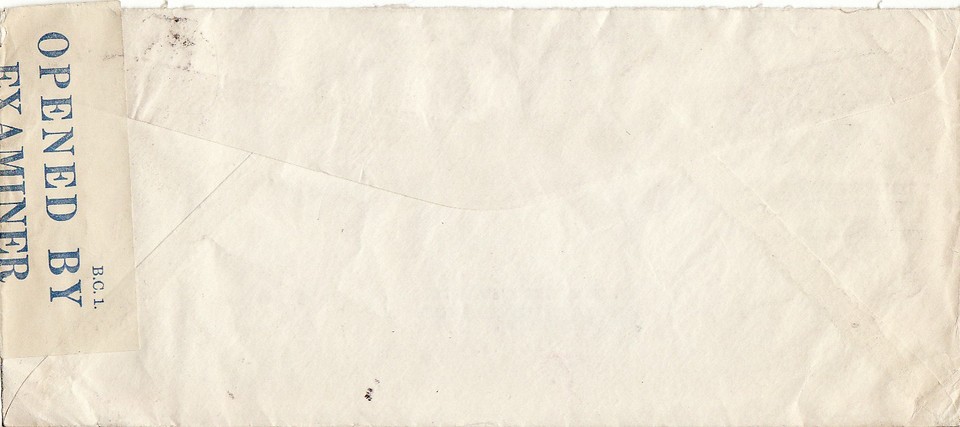 Bermuda to US HAMILTON George VI 3d Blue BC1 Censor Golf Motif 1940 ...