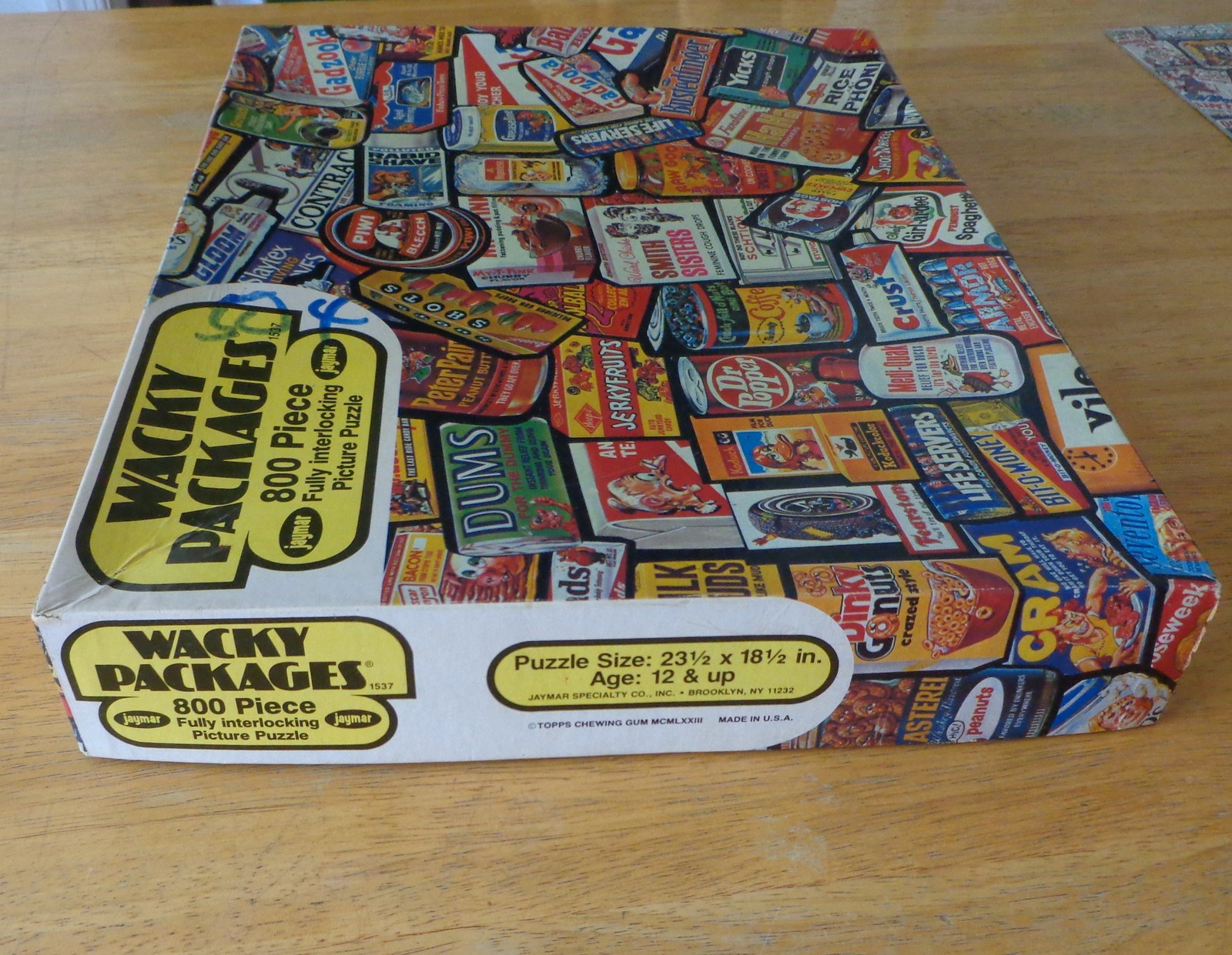 1973 Wacky Packages Picture Jigsaw Puzzle Topps Chewing Gum Jaymar 800 ...
